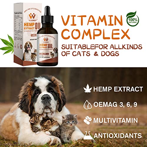 Natural WACHRAY Pet Dog Relaxants Oil Helps Aid with Thunder, Fireworks-0411WAHOP