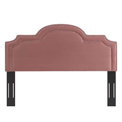Modway Belinda Performance Velvet Headboard, Twin, Dusty Rose