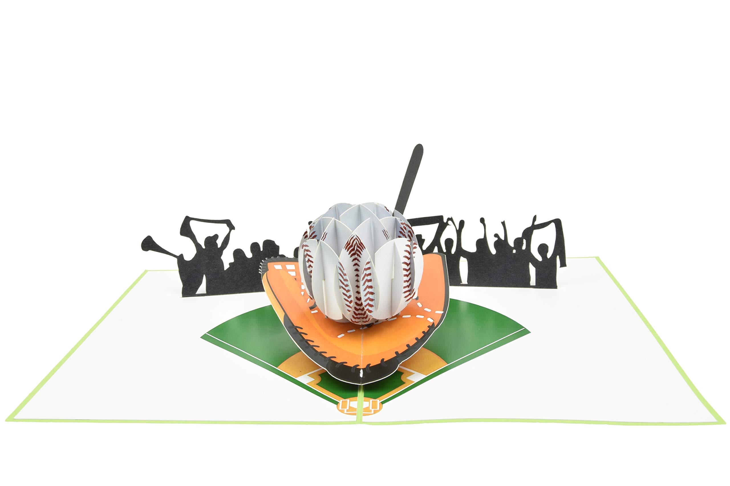 Teabug Cards Sports Themed Pop-Up Cards (baseball)