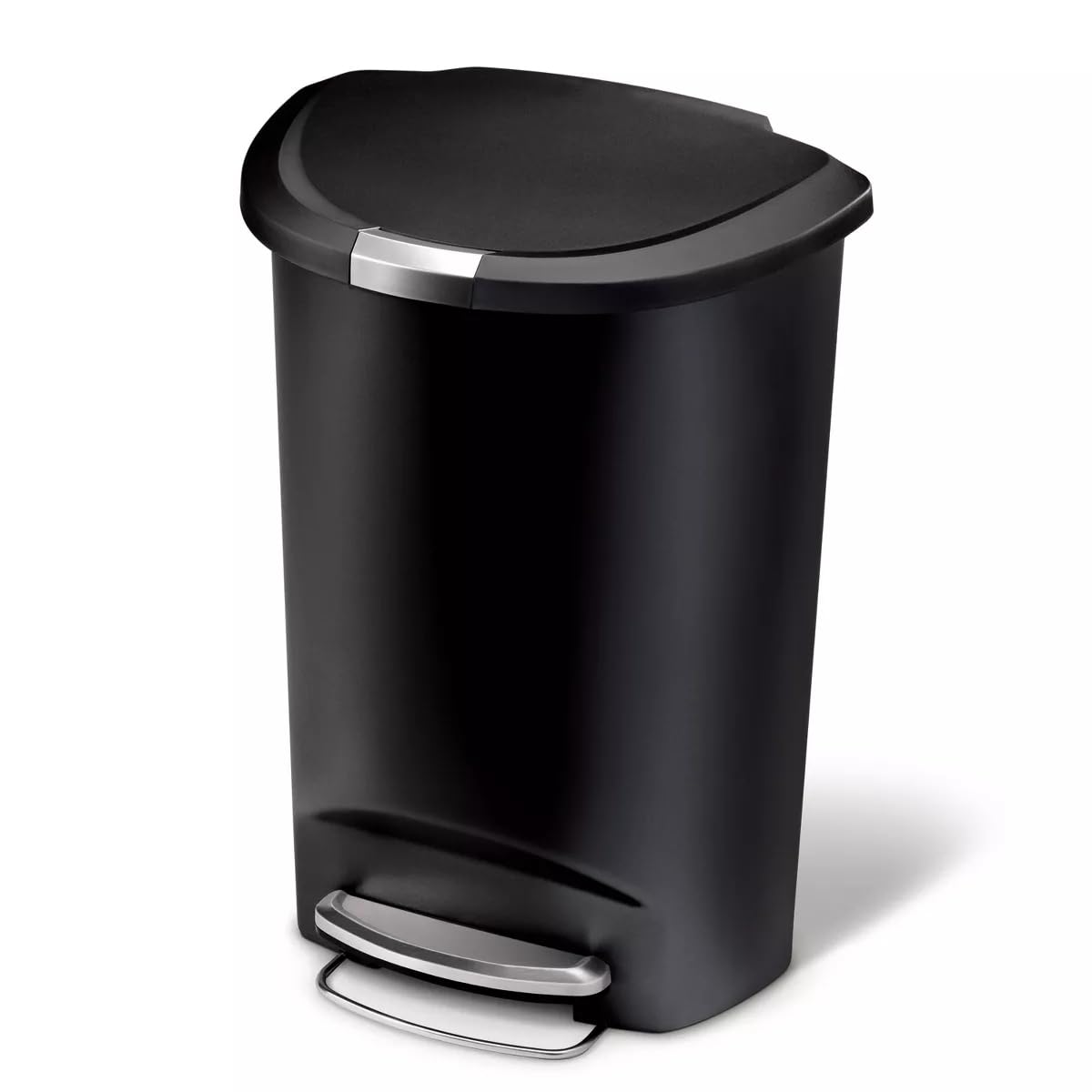 TRoMI 13.2 Gallon Semi Round Plastic Step Trash Can, DKP2G3