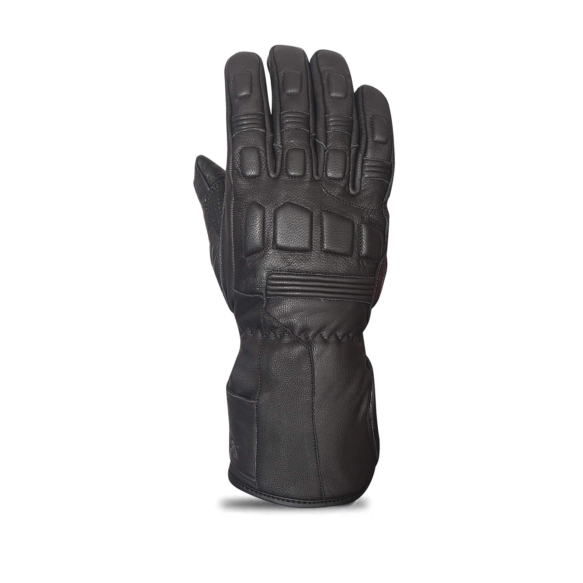 Goatskin Leather Motorcycle, Biker, Riding, Cruising, Motorbike Gloves for Men and Women (Medium)