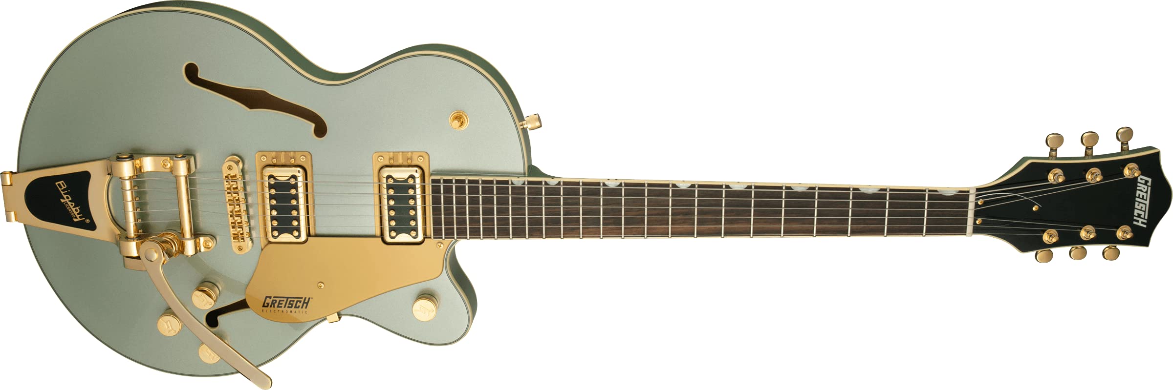 Gretsch G5655TG Electromatic Center Block Jr. Single-Cut Aspen Green w/Bigsby & Gold Hardware