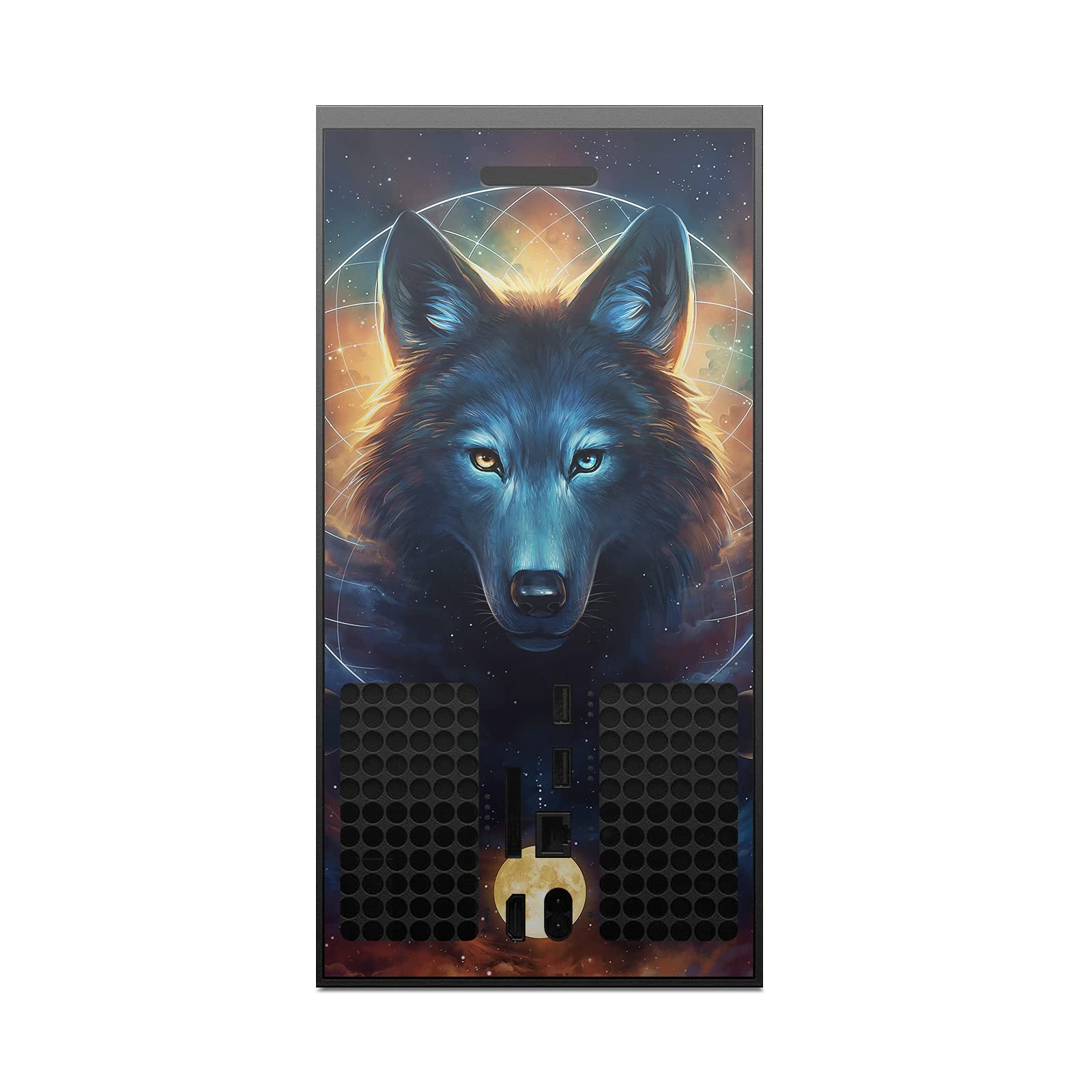 Head Case Designs Officially Licensed Jonas JoJoesArt Jödicke Dreamcatcher Wolf Art Mix Matte Vinyl Sticker Gaming Skin Case Cover Compatible with Xbox Series X Console and Controller Bundle