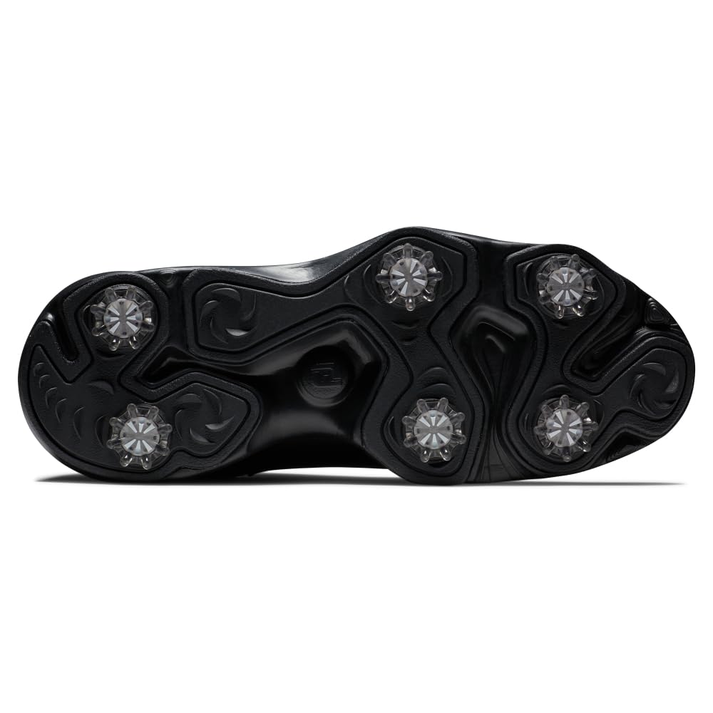 FootJoy Men's Stormwalker Golf Shoe, Black, 12 Wide