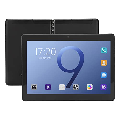 Qinlorgo HD Display Tablet, 10 Inch Dual SIM Tablet, 3GB RAM, 32GB ROM, Dual Speakers for Work (US Plug) (RTLRigrek0xawu-13)