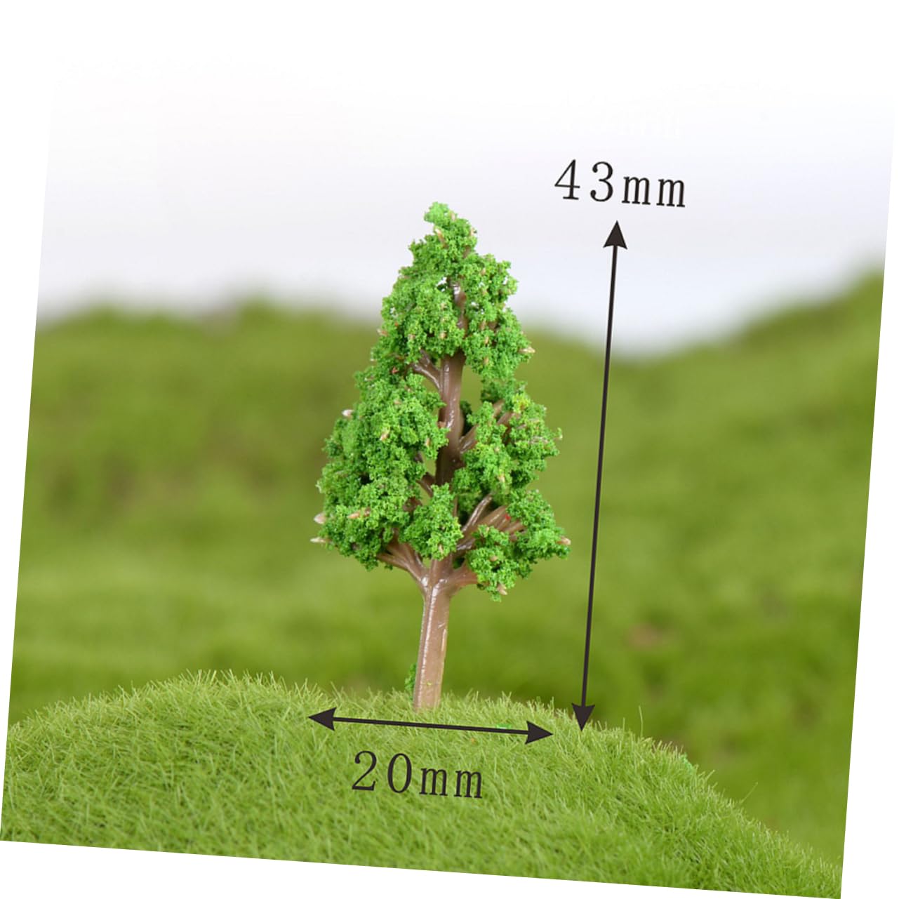 GATHINESS Model Railway Trees Scale Model Trees Scenery Architecture Trees Miniature Tree Plants Model Trains Miniature Model Fake Trees Diorama Models ho Scale Trees Tree Model Artificial