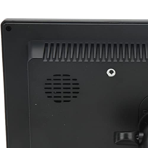 Kufoo Portable Monitor, 10.1 Inch TFT LCD Monitor Remote Control Dual Speakers for Bedroom for Bedside Table (US Plug)