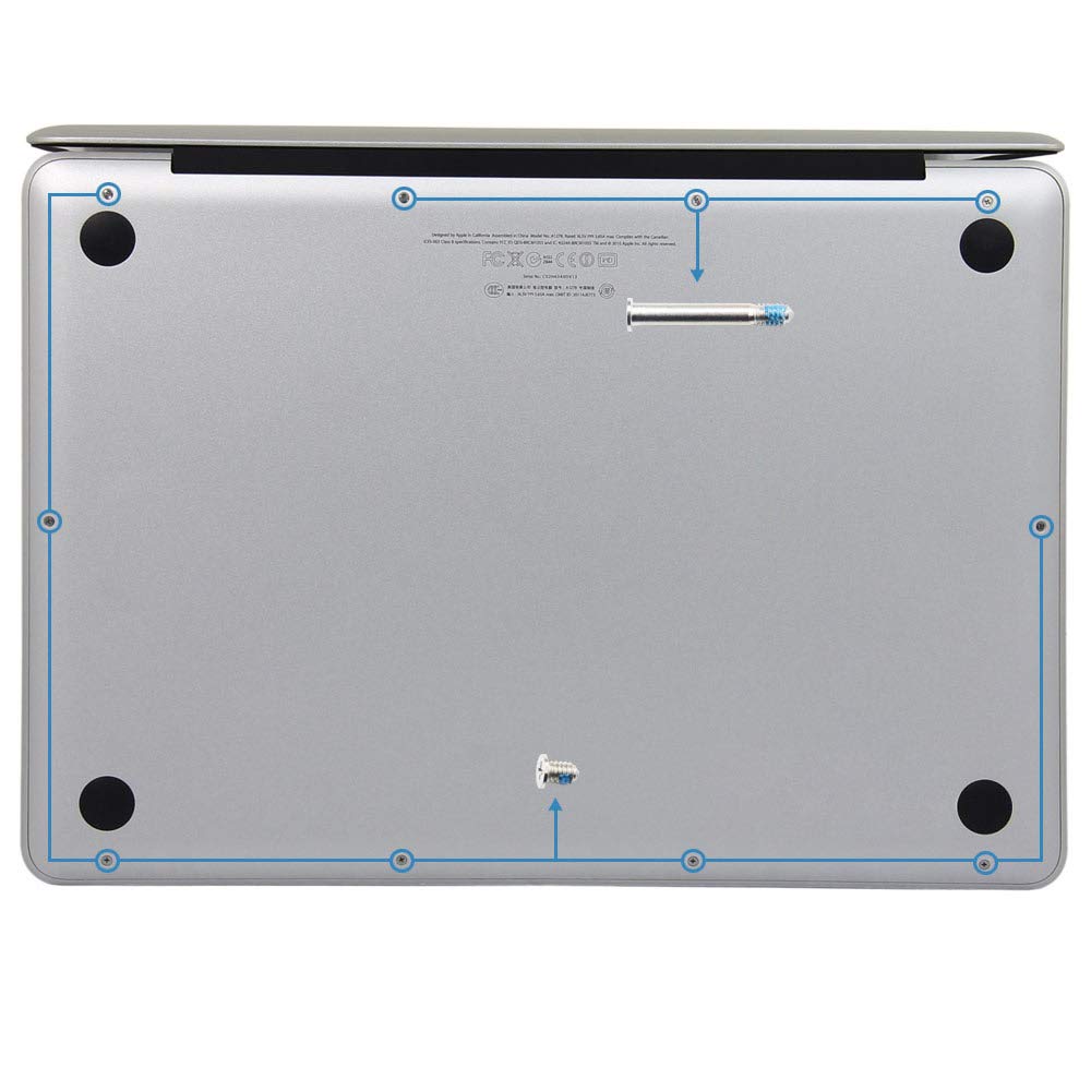 GODSHARK 2 Sets Replacement Screws with Screwdriver for MacBook Pro 13" 15" 17" A1278 A1286 A1297 2009-2012, Unibody Bottom Case Cover Phillips Repair