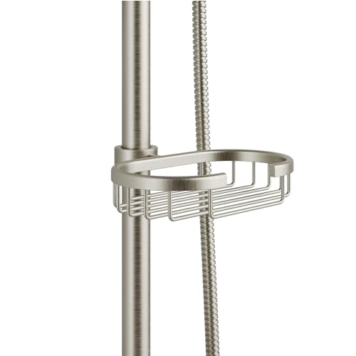 PULSE ShowerSpas 1011-III-BN Kauai III Shower System with 8" Rain Showerhead, 5-Function Hand Shower, Adjustable Slide Bar and Soap Dish, Brushed Nickel Finish