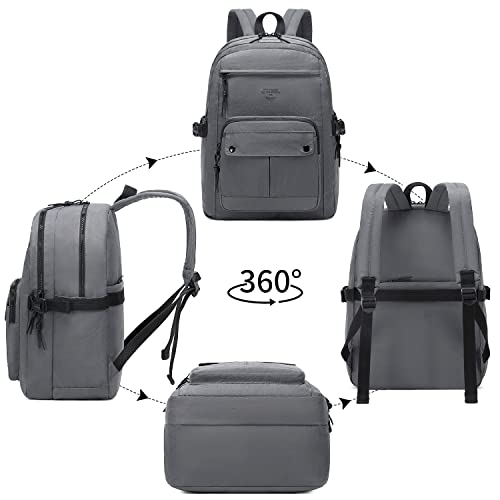 Vendra Moka Waterproof Laptop Backpack Purse for Women and Men, Hiking Travel Backpack