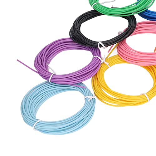 PCL Filament Refill for 3D Pen, 1.75mm 16.4 Feet PCL Consumables for 3D Pen Easy and Bright Use 10 Colors for Replacement