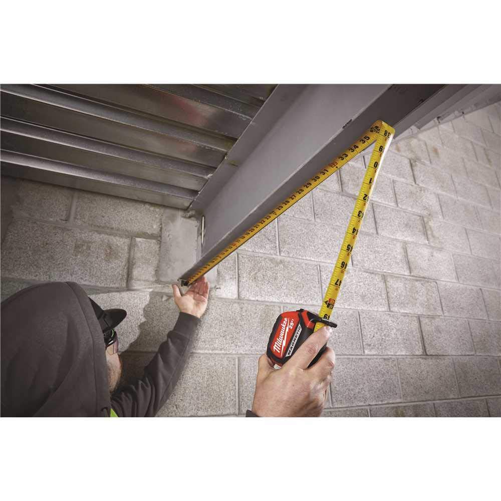 Milwaukee Electric Tool 25Ft Compact Magnetic Tape Mea