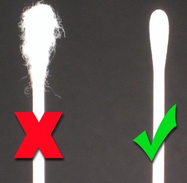 G-Tip Gun Cleaning Low Lint Swabs Round 100-pk