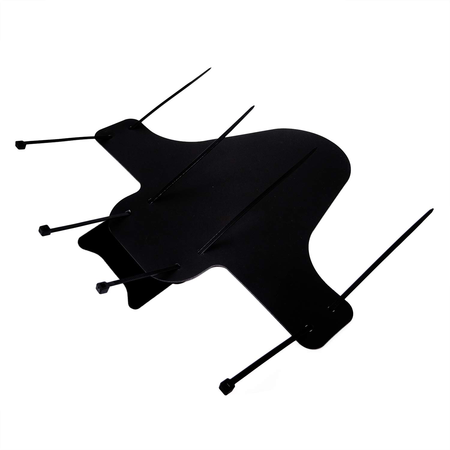 Honbay 2PCS Mountain Bike Folding Fenders Bicycle Mudguards with 8PCS Zip Ties for Front Tire