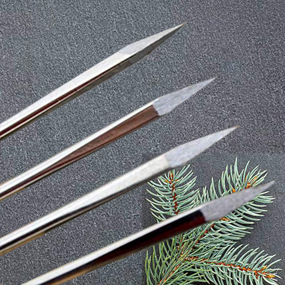 Hekisn Professional Large-Eye Leather Stitching Needle with 3 Different Sizes for Leather Projects with Storage Container (6 Pieces)