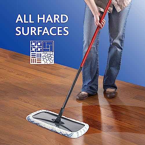 O-Cedar Hardwood Floor 'N More Microfiber Mop,White