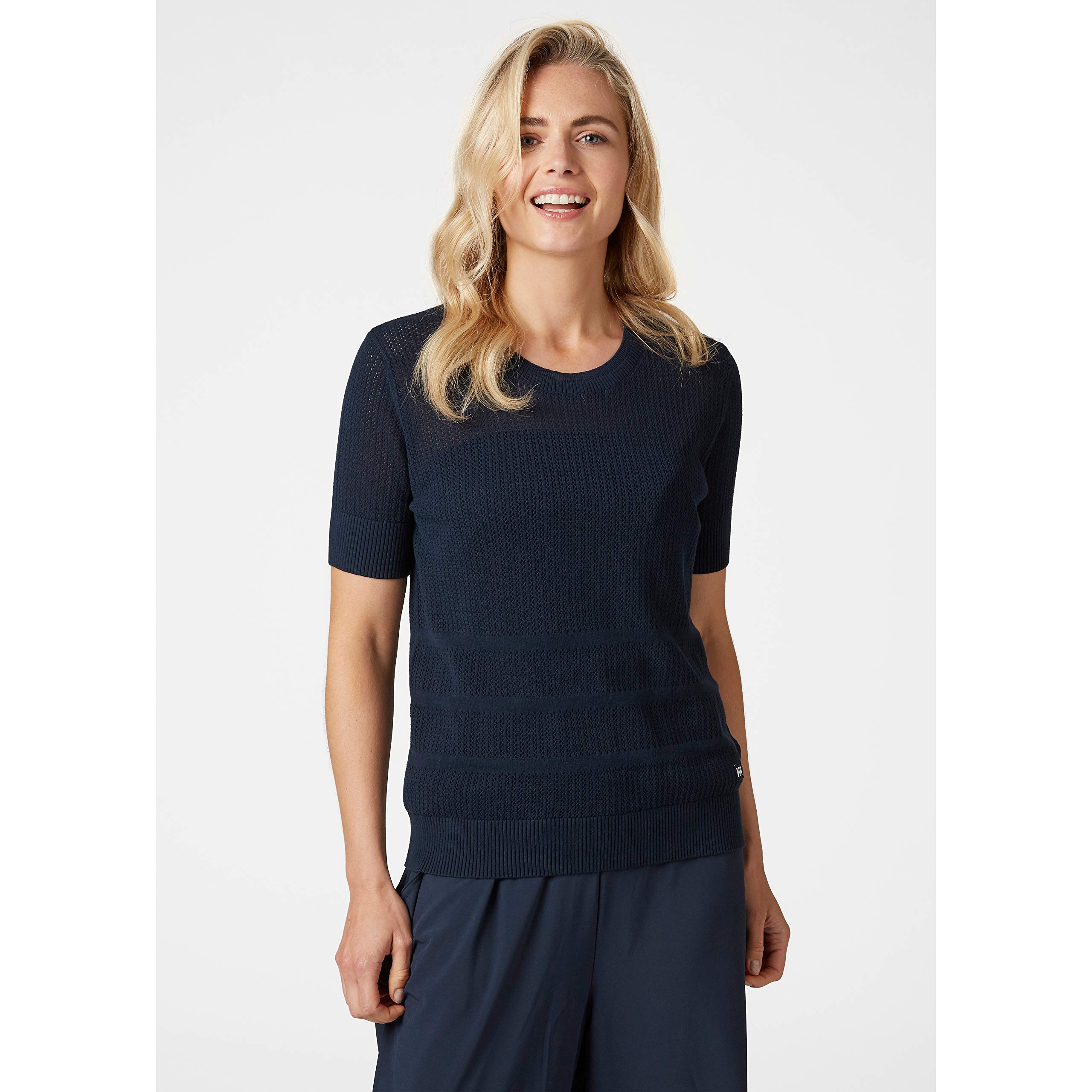 Helly Hansen Women's Thalia Knit T-shirt, 597 Navy, Medium