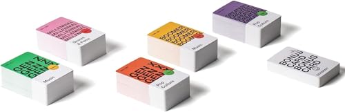 GENSMAK! Party Game - Engaging Multi-Generational Trivia Game with Comedic Hints - Fun for Family and Friends, Adults and Teens - Ages 10+, 2+ Players, 10+ Min Playtime