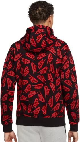 Nike Hoodie's (as1, alpha, s, regular, regular, Black/Red (DV8152-657))