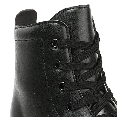 Women's Roller Skates Classic Leather High Top Double Row Skates Four-Wheel Shiny Roller Skates Perfect Indoor Outdoor Adult Roller Skates with Bag (Flash Wheel)