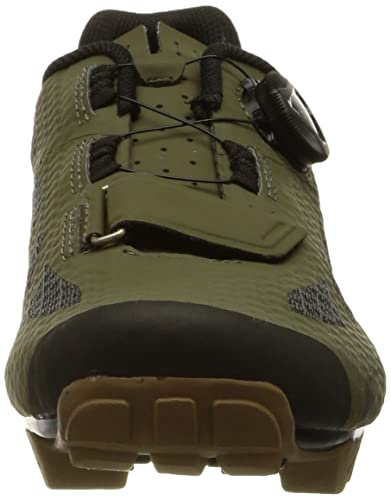 Giro Rincon Men Clipless Mountain Bike Shoes - Olive/Gum (2021), 46
