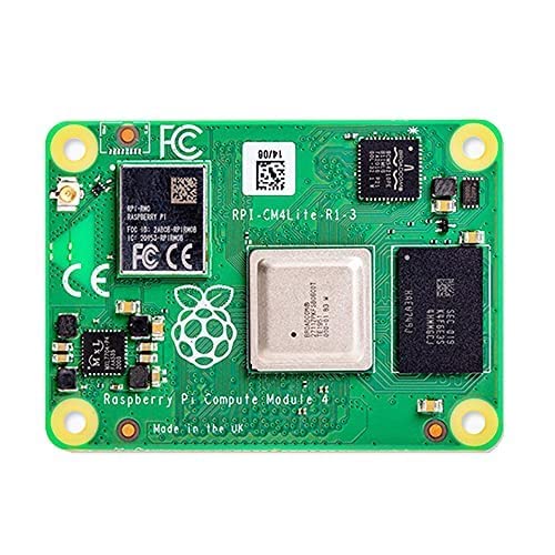 Raspberry Pi Compute Module 4-2GB RAM eMMC 0GB (Lite), 2.4/5.0GHz with Wi-Fi & Bluetooth (CM4102000)