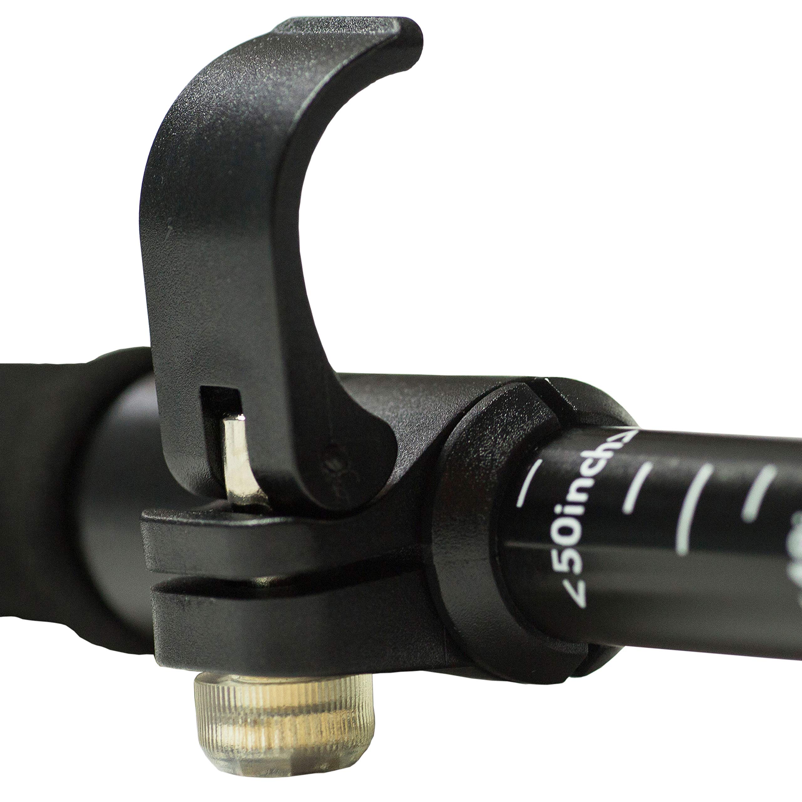 Folding Hiking Poles by Mistone – Regular or Short - Buy 1 pole or 2 poles - Fold to 14” - Belt Mounted Carrier - Ultra Strong Light Aluminum 7075-T6 Alloy