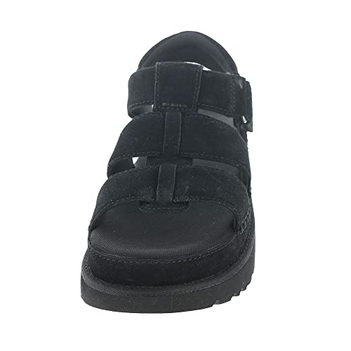 UGG Women's GOLDENSTAR Strap Sandal, Black, 8.5