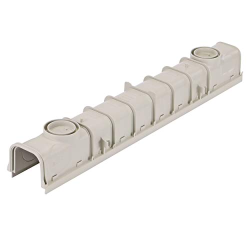 NDS Pro Series Drain Kit 5-1/2 in. X 39-3/8 in. Deep Profile Channel, Galv. Steel Grates, End Caps/Outlet, 5 in, Gray