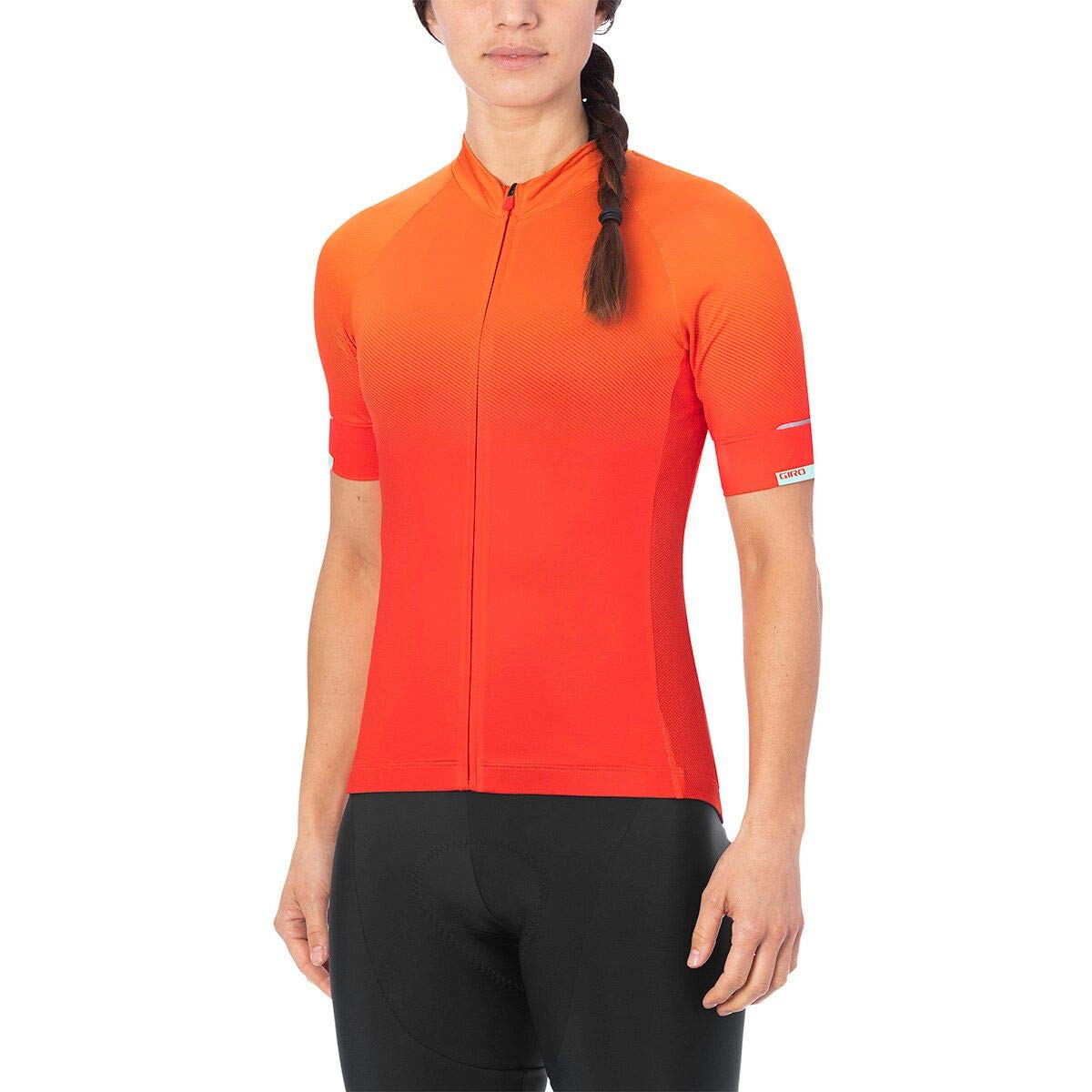 Giro W Chrono Expert Jersey Womens Adult Cycling Jerseys - Bright Red Transition (2020) - Small