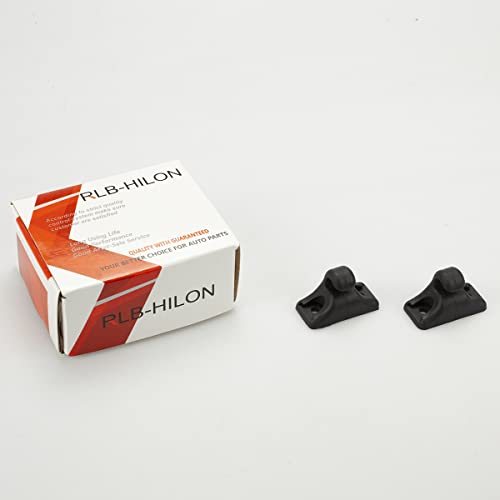 RLB-HILON Sun Visor Clip 94473143900 Compatible with Porsche 924 944 968, Sun VisorĀ Retainer Clip, Black Color, 2PCS