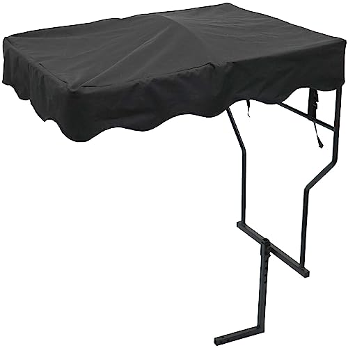 MOOFI Mobility Scooter Sun Shade Canopy, Tear-Resistant Anti-UV Waterproof Accessory Sun Shade for Scooters & Power Chairs (Works with 1" X 1" Hitch Receiver Equipped) 37.4" x 28" x 53.2β