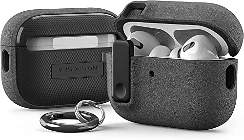 VRS Design Modern Lock Airpods Pro Case for Apple Airpods Pro 2nd Generation & 1st Generation (2022/2019) (Sand Stone) [US Patent Registered]