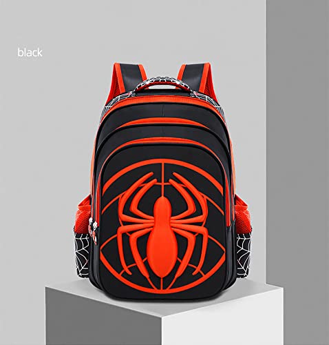 TUDERE 3D cartoon schoolbag waterproof lightweight boys and girls schoolbag red model