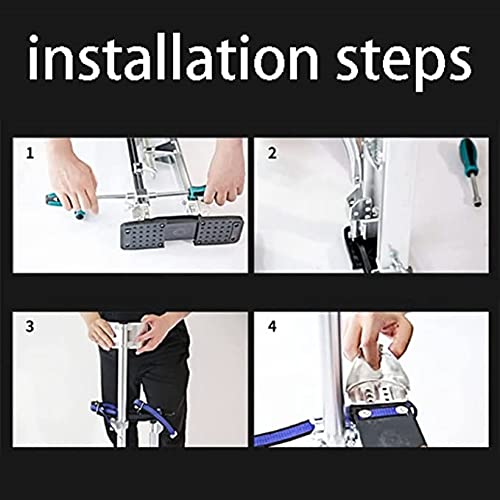 GUABI 24"-40" Drywall Stilts, Adjustable Aluminium Drywall Stilts Builder Painting Plastering for Builder Decorator Painting Plastering