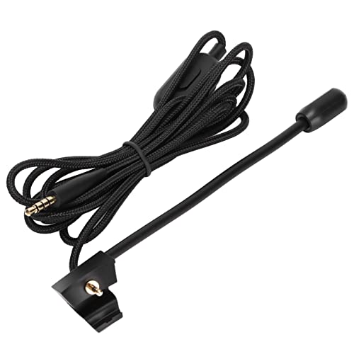 Kafuty-1 Replacement Audio Cable,Professional Microphone Cable Replacement Cord Cable for QC35 I II Wireless Gaming Headset,Volume Adjustment,Mute Switch