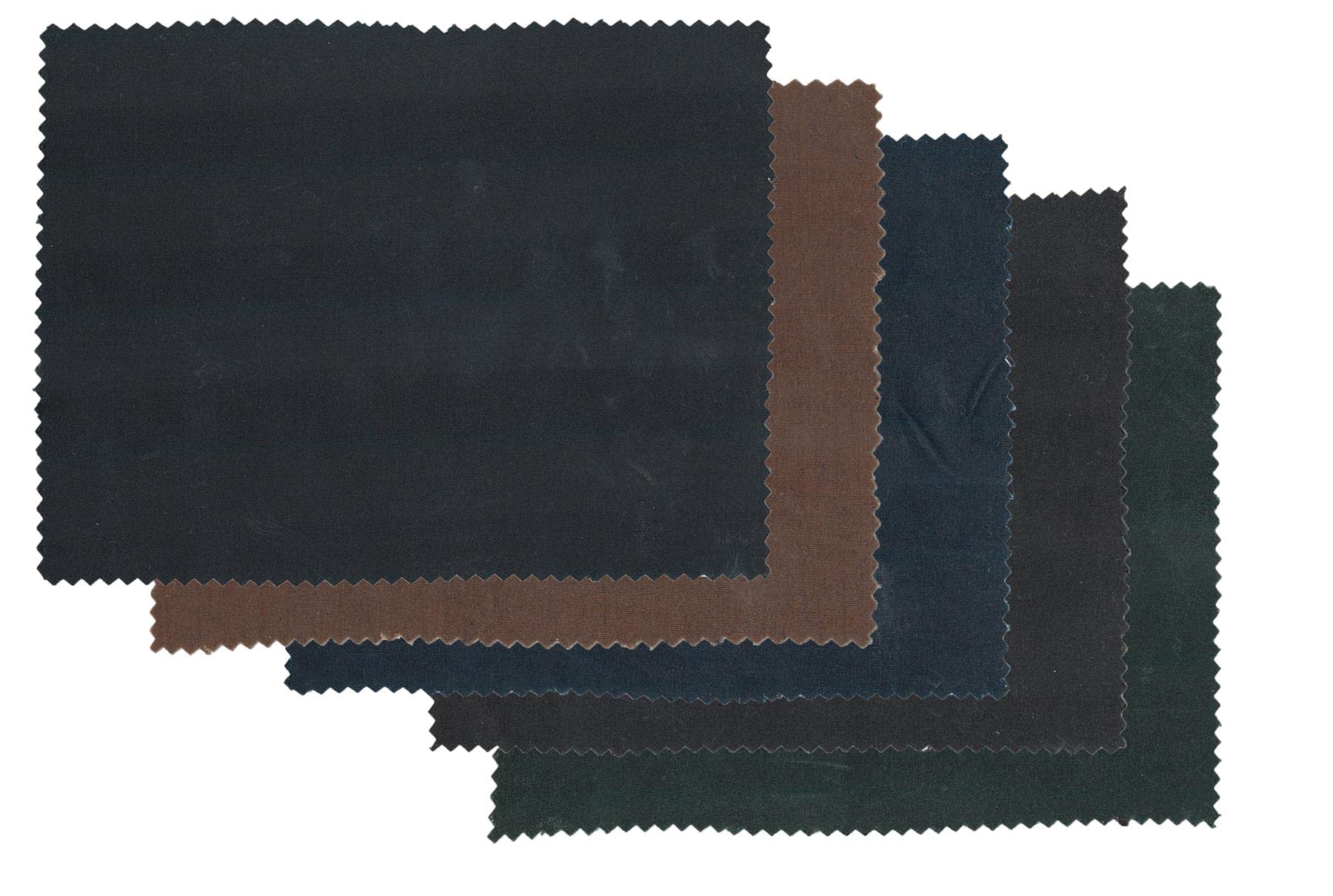 Walker and Hawkes - Wax 100% Cotton Canvas Fabric Cloth Soft Finish Waxed Waterproof Cloth - Olive - 1m (100 x 150cm)