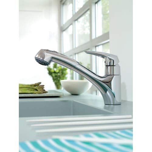 Grohe Eurodisc Single-Handle Pull-Out Kitchen Faucet