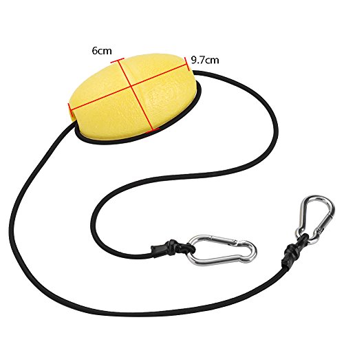 GOTOTOP AYNEFY Drift Anchor, Tow Throw Leash Line with EVA Buoy Float & Clip for Kayak Boat Grip Canoe Accessories