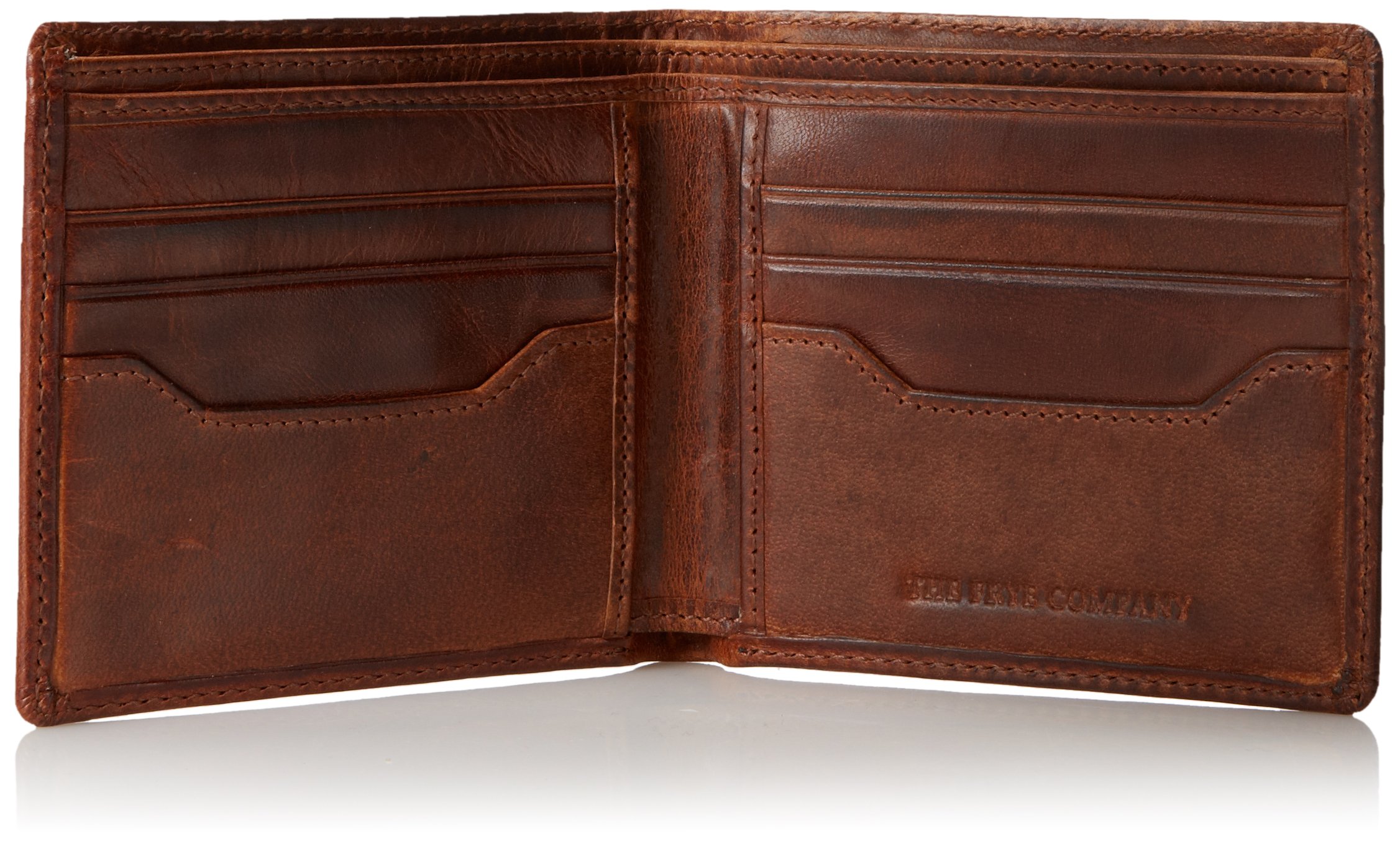 FRYE Men's Leather Logan Antique Pull Up Billfold, Cognac, One Size