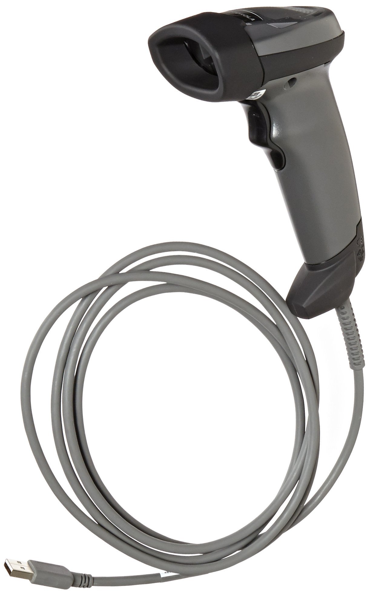 Symbol LI2208 Handheld Single Line Barcode Scanner with USB Cable and Stand, Twilight Black, Replaces LS2208 (Renewed)