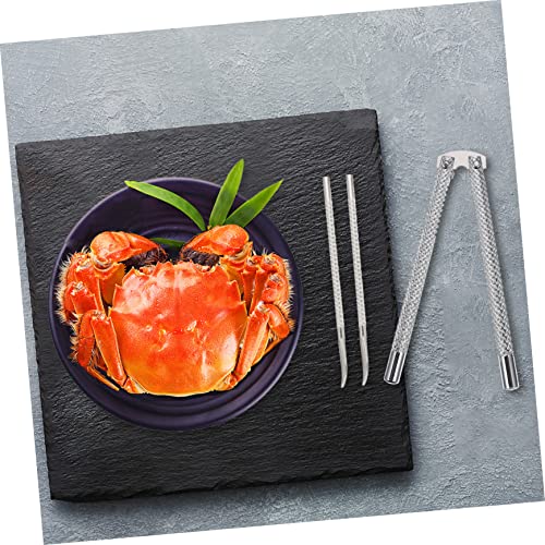 Yardwe 1 Set Crab Claws Household Tools Crab Leg Breaker Crab Lobster Crackers Kitchen Utensil Set Crab Leg Opener Crab Crackers Household Tool Set Crab Leg Tools Crab Eating Tools Set