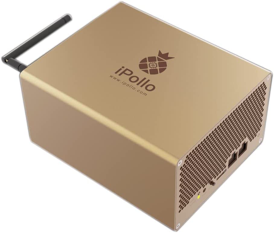 New iPollo V1 Mini Miner 330MH/s 240W 6GB Ethereum Classic ETC ETHW Miner with WiFi with Original PSU Home Ming Ultra Silence…