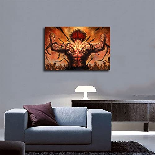 YYUU Baki Hanma Poster Hanma Yujiro Poster (5) Posters for Room Aesthetic Bedroom Decor Art Poster 12x18inch(30x45cm) Unframe-style