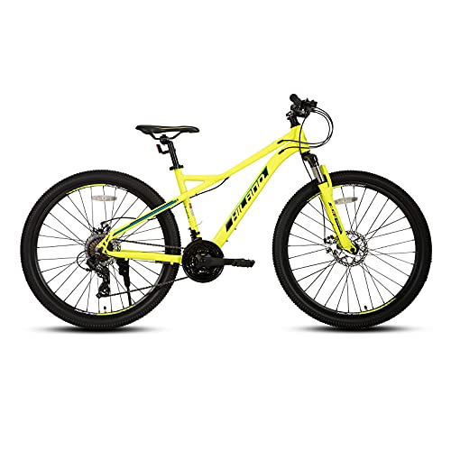 Hiland 26/27.5 Inch Mountain Bike Aluminum Frame 21 Speed MTB Bicycle with Suspension Fork