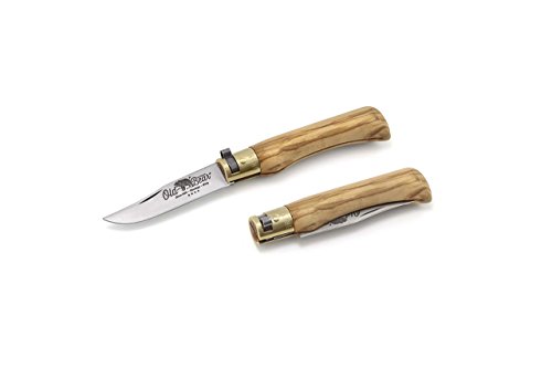 Old Bear Knife by Antonini Olive Wood Handle Small