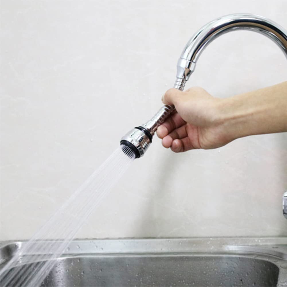 Flexible Faucet Sprayer | Flexible Tap Extension Aerator 360 Degree Rotatable - Water Saving Faucet Extension Sprayer for Kitchen Sink Speesy