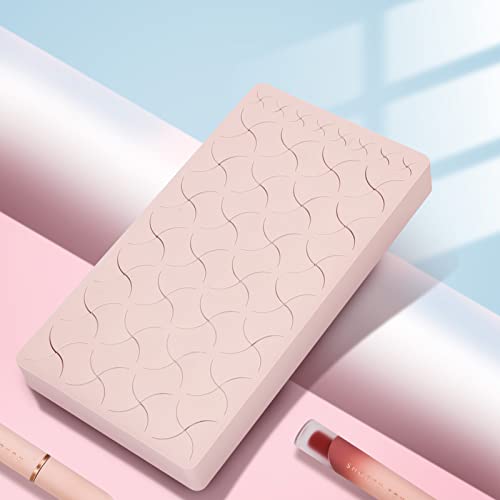 Unaikoo Silicone Lipstick Holder Organizer Brush Holder, Multi-function 28+8 Slots Lipstick Case Organizer for Eyebrow Pencil, Nail Polish, Makeup Brushes, Lipstick, Stationery Pink