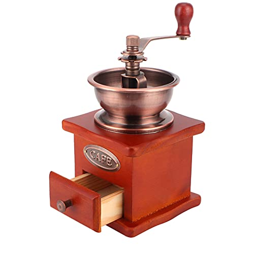 QANYEGN Coffee Grinder, Washable Mini Hand Crank Coffee Bean Grinding, Manual Grinder Machine for Home Office