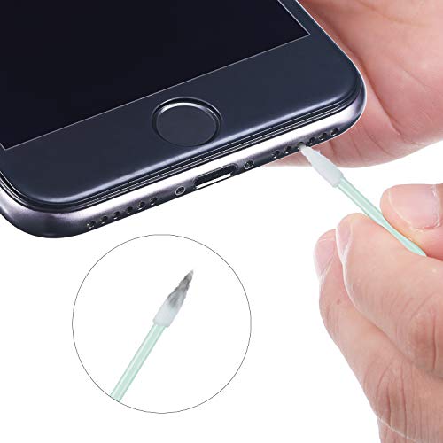 Tatuo Metal Anti Dust Plugs Compatible with iPhone 14/13/ 12/13 Pro Max, Included Phone Charger Port Plug Cleaning Brush Kit, Cell Phone Speaker Receiver Cleaning Brushes Set, 16 Pieces